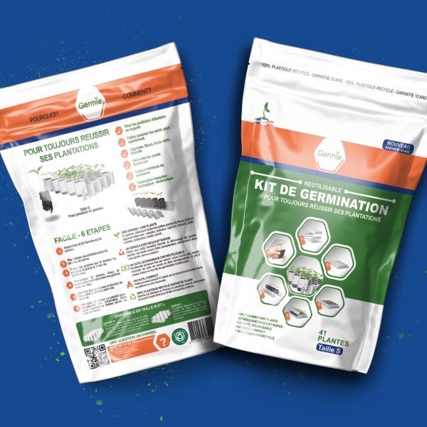 Kit de germination graines moyennes 25 plants | La boutique Germie